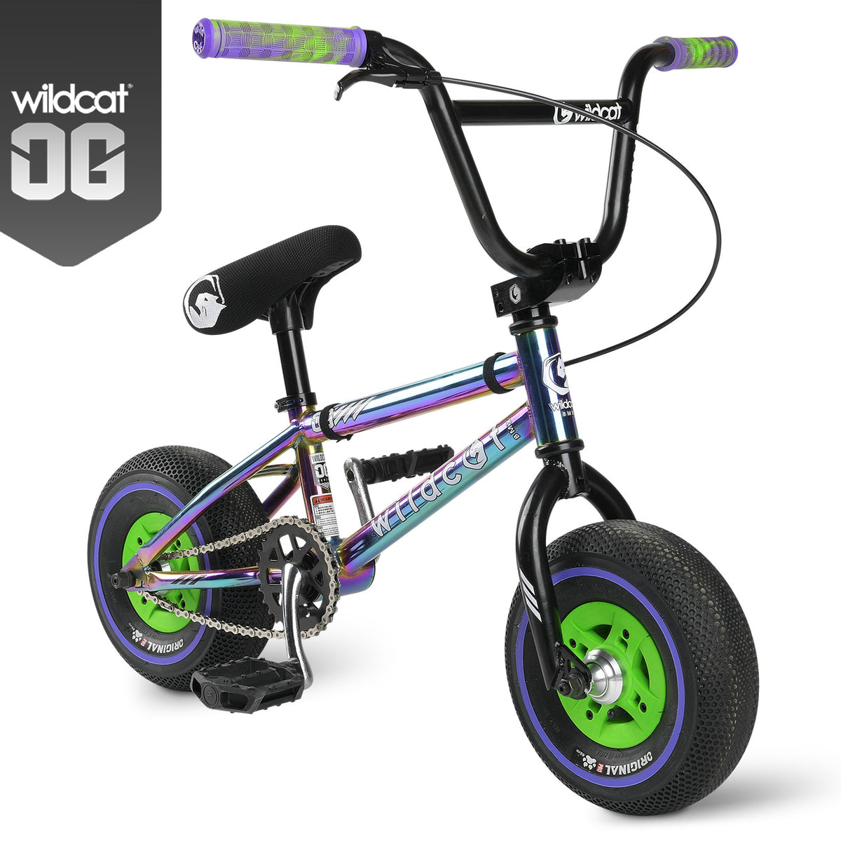WILDCAT MiniBMX OG - Green/Purple – MiniBMX.nz