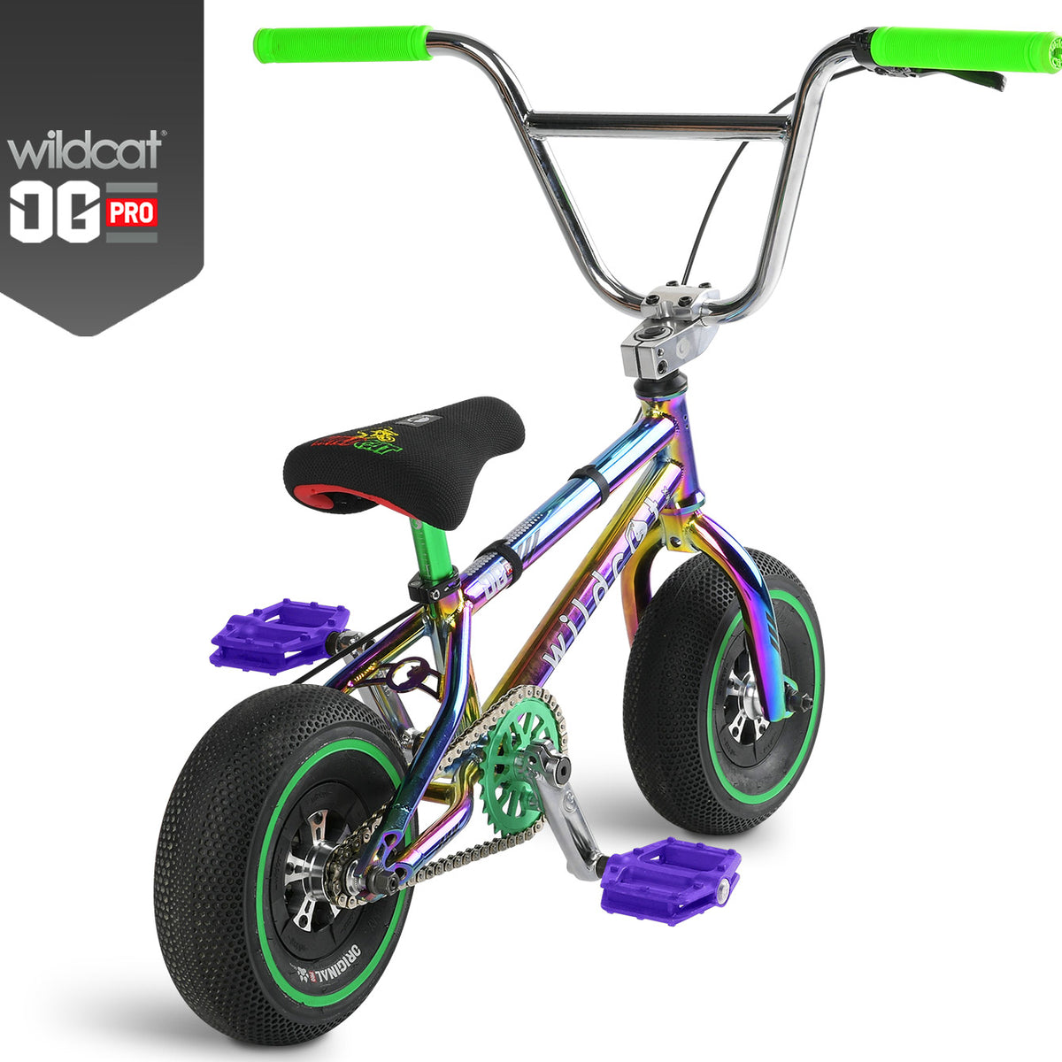 WILDCAT MINI BMX OG-PRO GREEN – MiniBMX.nz